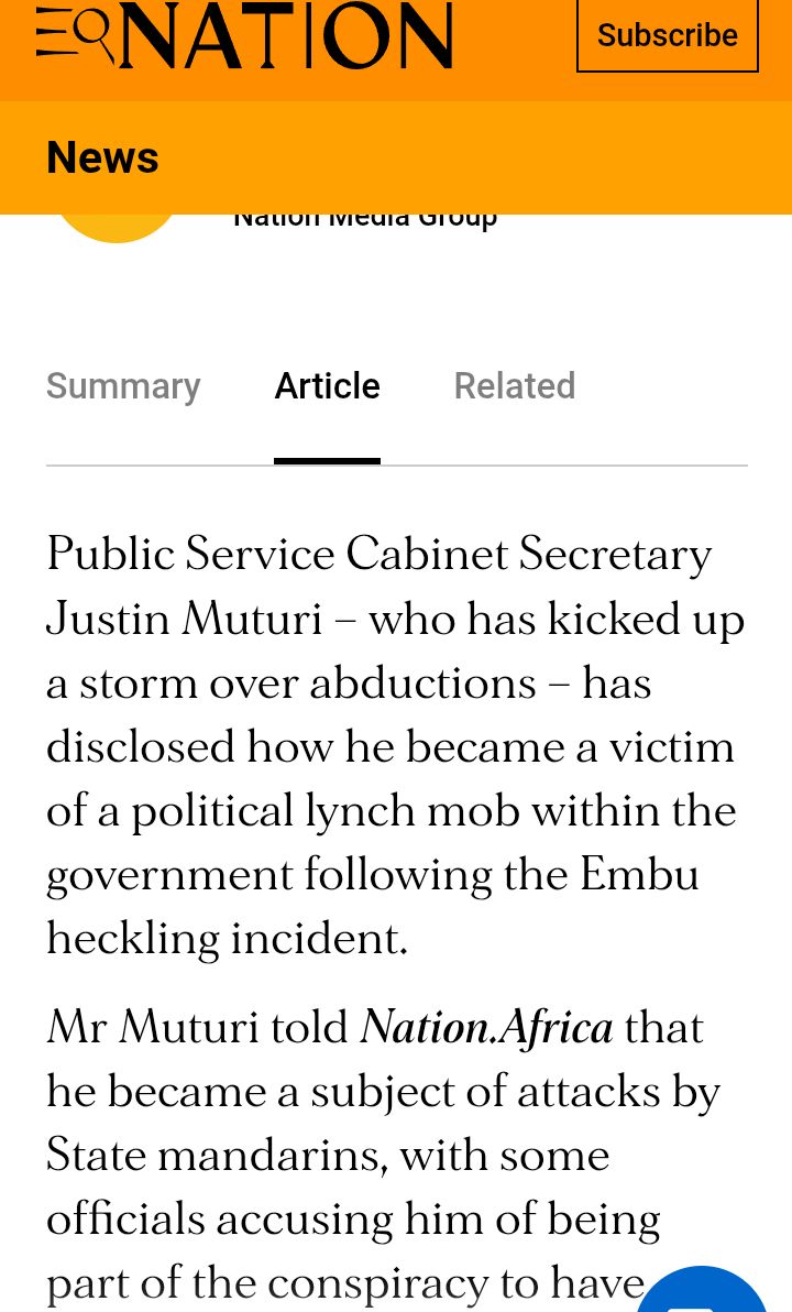 Muturi reveals how Lenny Kivuti cleverly set him up in disruption of ...